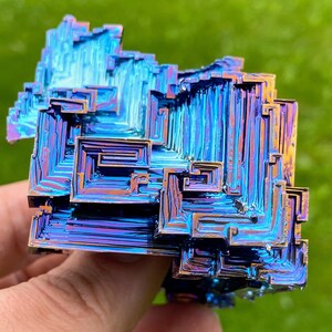 10 Ounce / 282 Gram Blue Bismuth Crystal B29 - Etsy