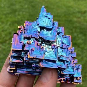 13.6 Ounce / 386 Gram Blue Bismuth Crystal C34 - Etsy