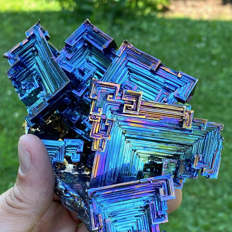 Bismuth Geode - Etsy