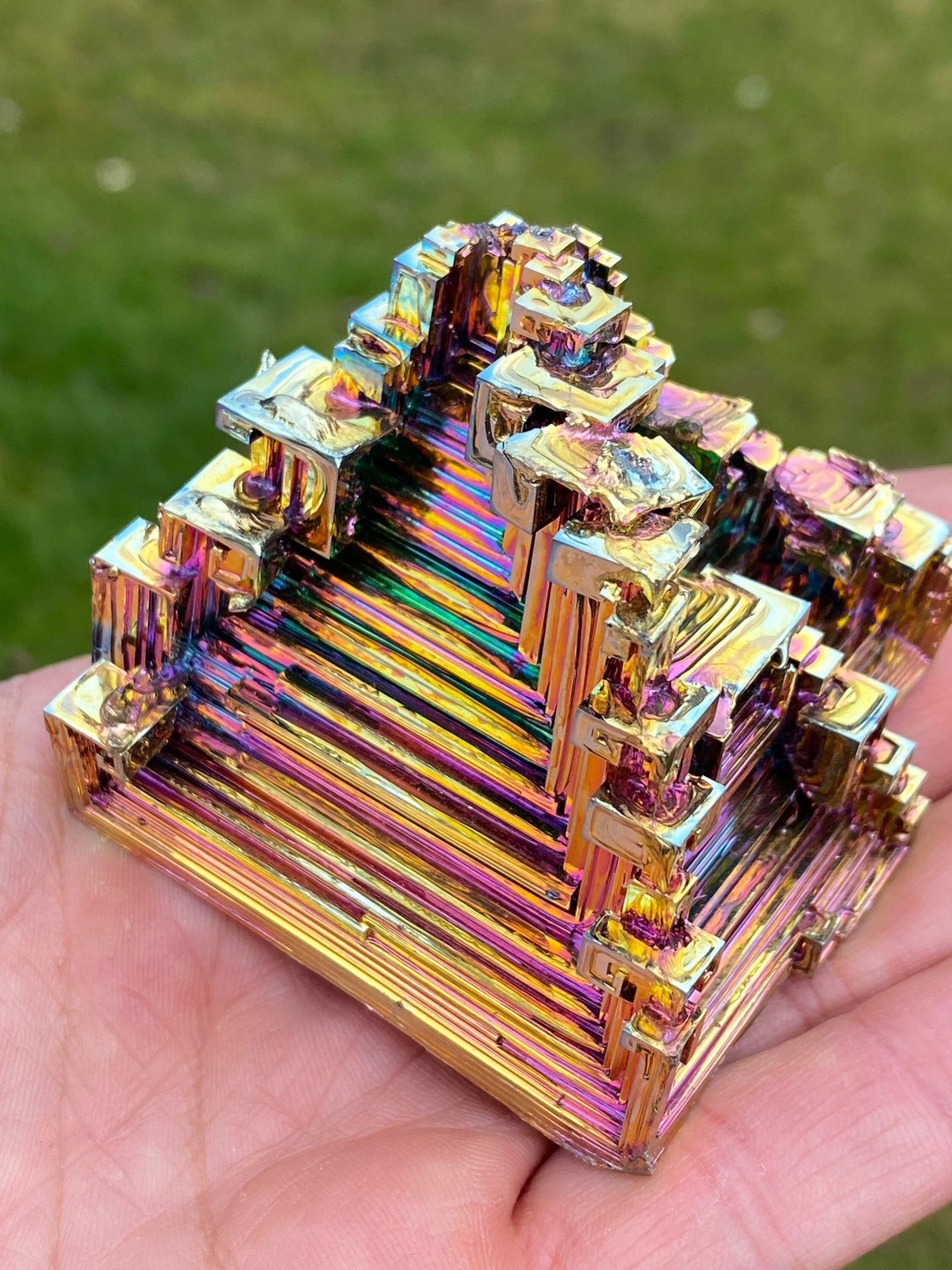 8.7 Ounce / 245 Gram Rainbow Bismuth Crystal B22 - Etsy