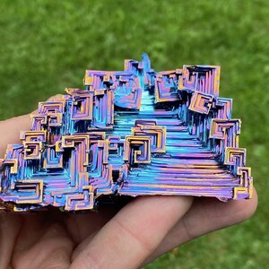 13.6 Ounce / 386 Gram Blue Bismuth Crystal C34 - Etsy