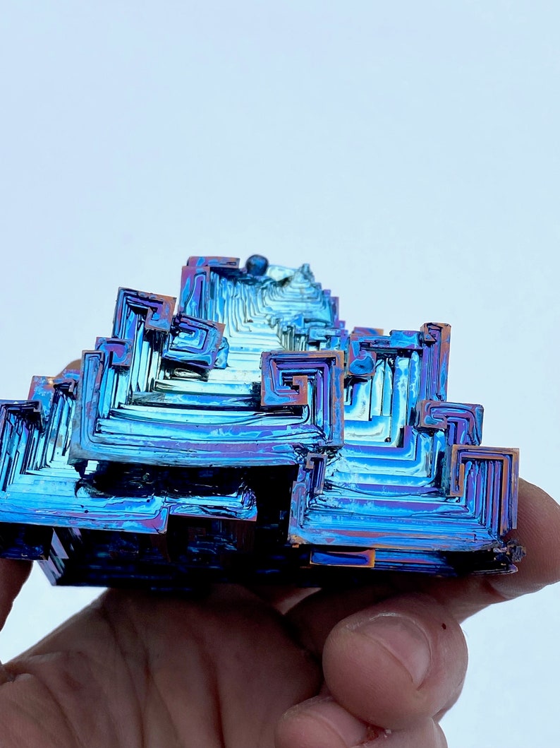 1 Pound / 461 Gram Blue Bismuth Crystal D3 - Etsy