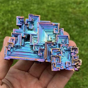 13.6 Ounce / 386 Gram Blue Bismuth Crystal C34 - Etsy