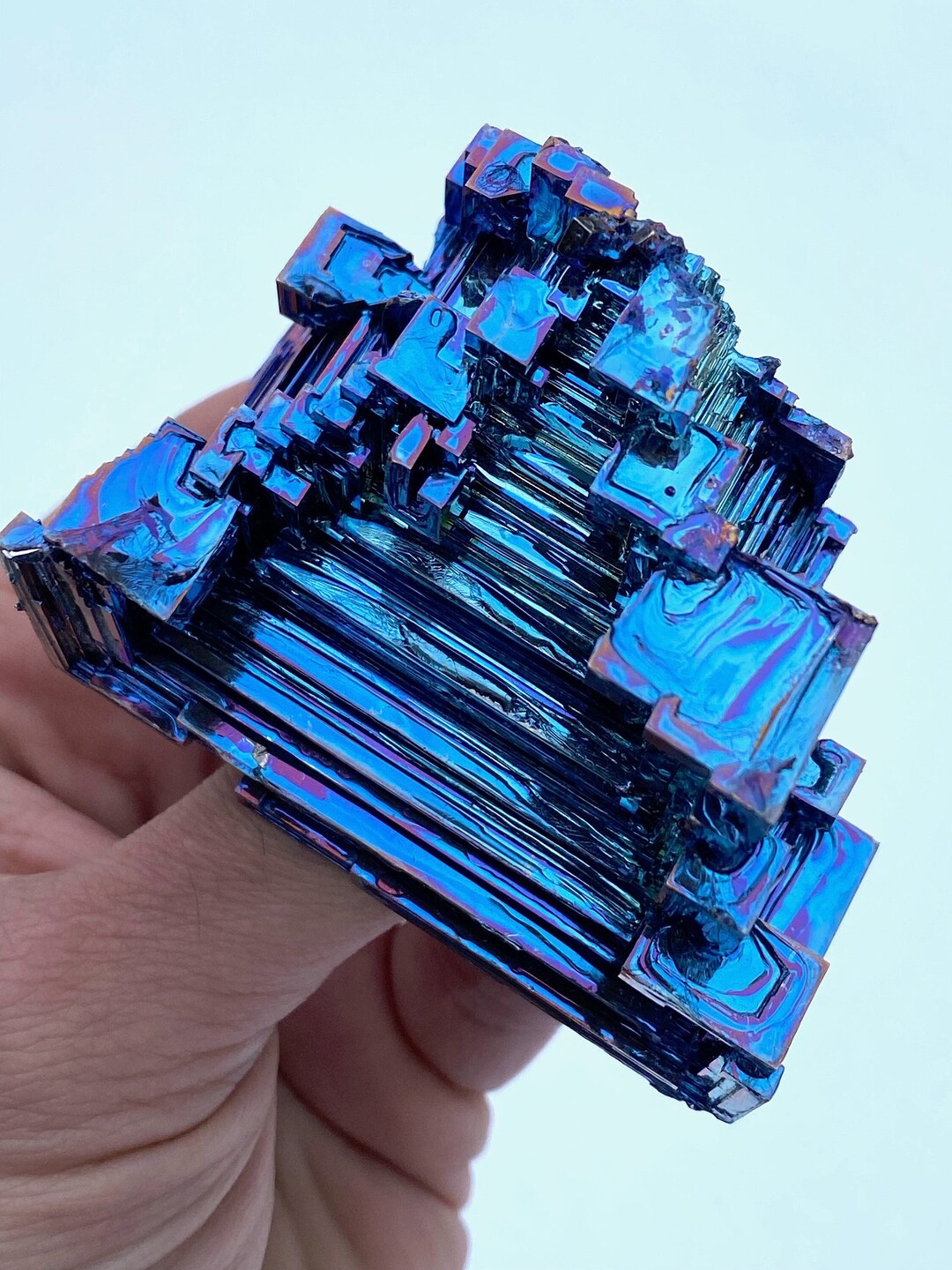 9.9 Ounce / 279 Gram Blue Bismuth Crystal B13 - Etsy