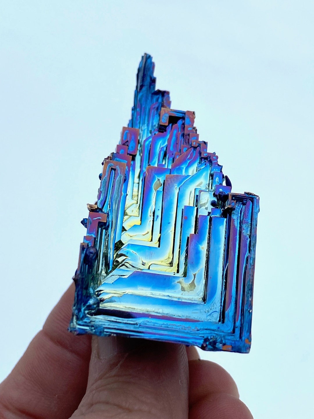 5.1 Ounce / 143 Gram Blue Bismuth Crystal A12 - Etsy