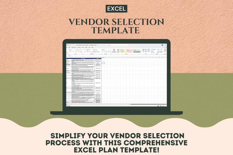 Procurement & Vendor Management Tracker | Streamlined Excel Template - Etsy