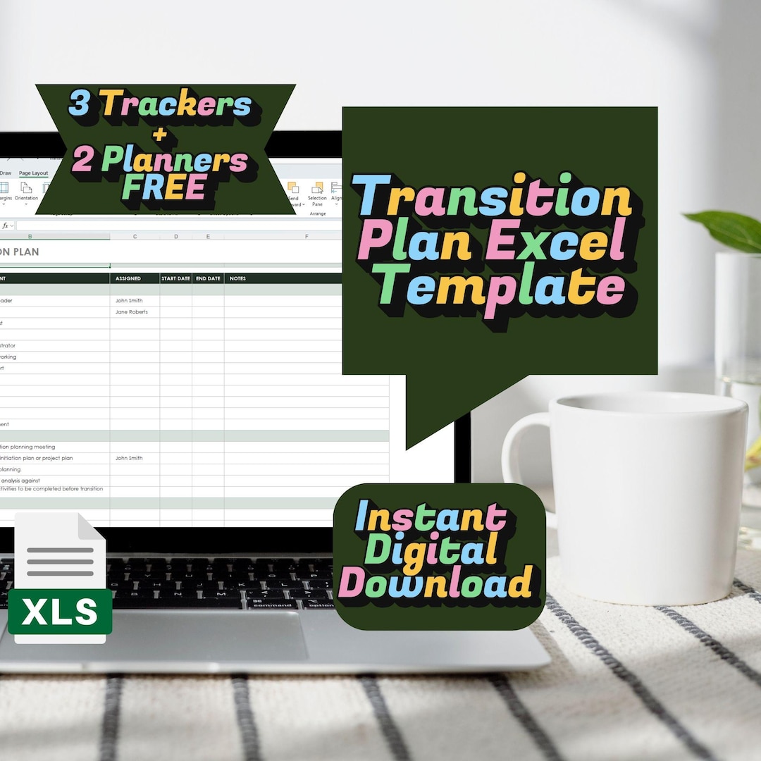 Transition Plan Excel Template | Team Handoff Spreadsheet | Discussions ...