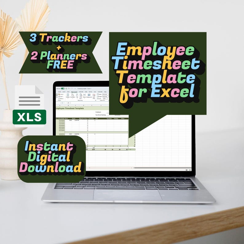 Employee Timesheet Template for Excel | Small Business Payroll Tracker ...