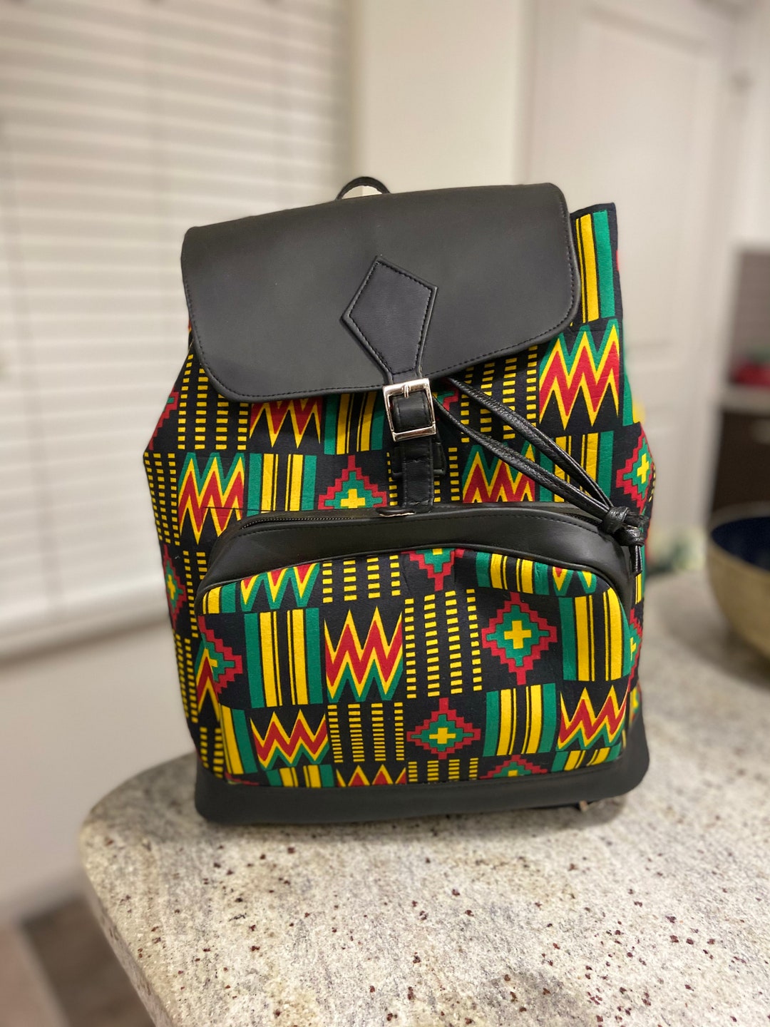 Ankara African Print Backpack - Etsy