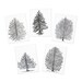 Evergreen Tree Designs Greeting Cards (5-pack) - Etsy