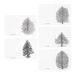 Evergreen Tree Designs Greeting Cards (5-pack) - Etsy