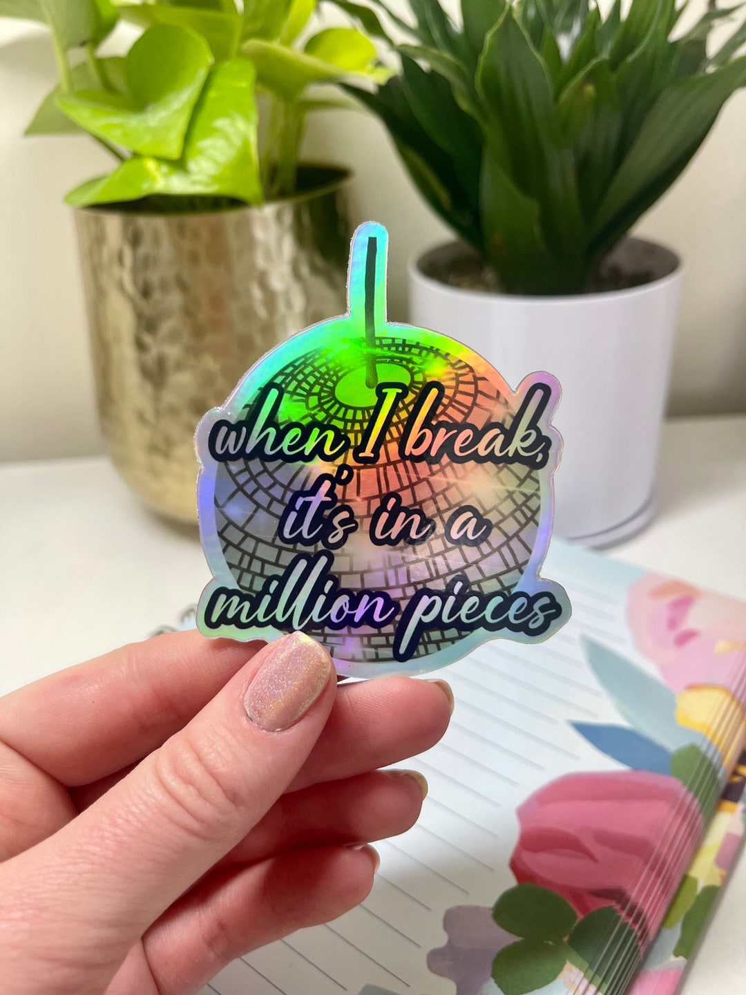 Mirrorball Folklore Stickers Taylor Swift Stickers Taylor - Etsy