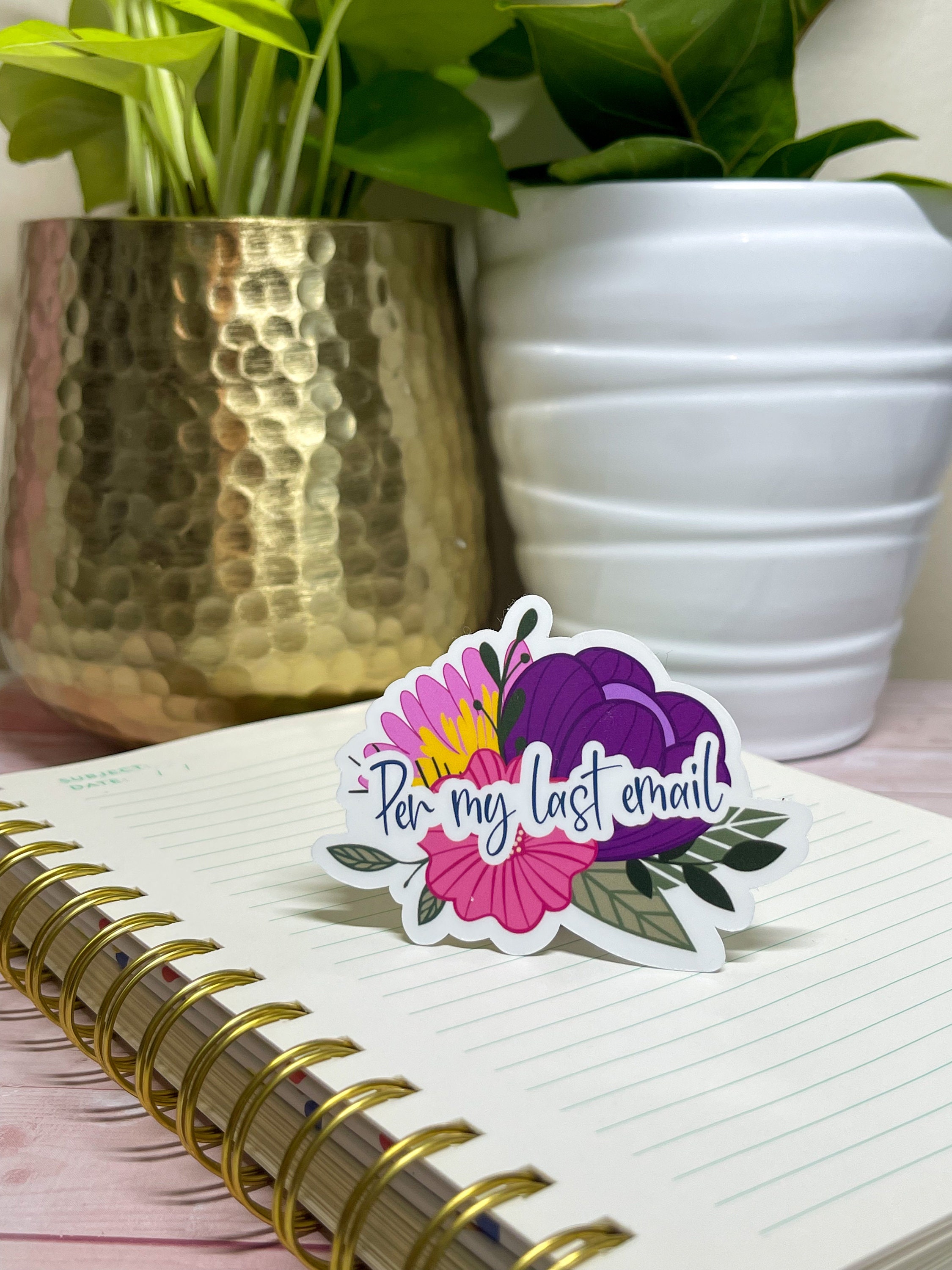 Per My Last Email Sticker Gift for Work Wife Stickers for - Etsy