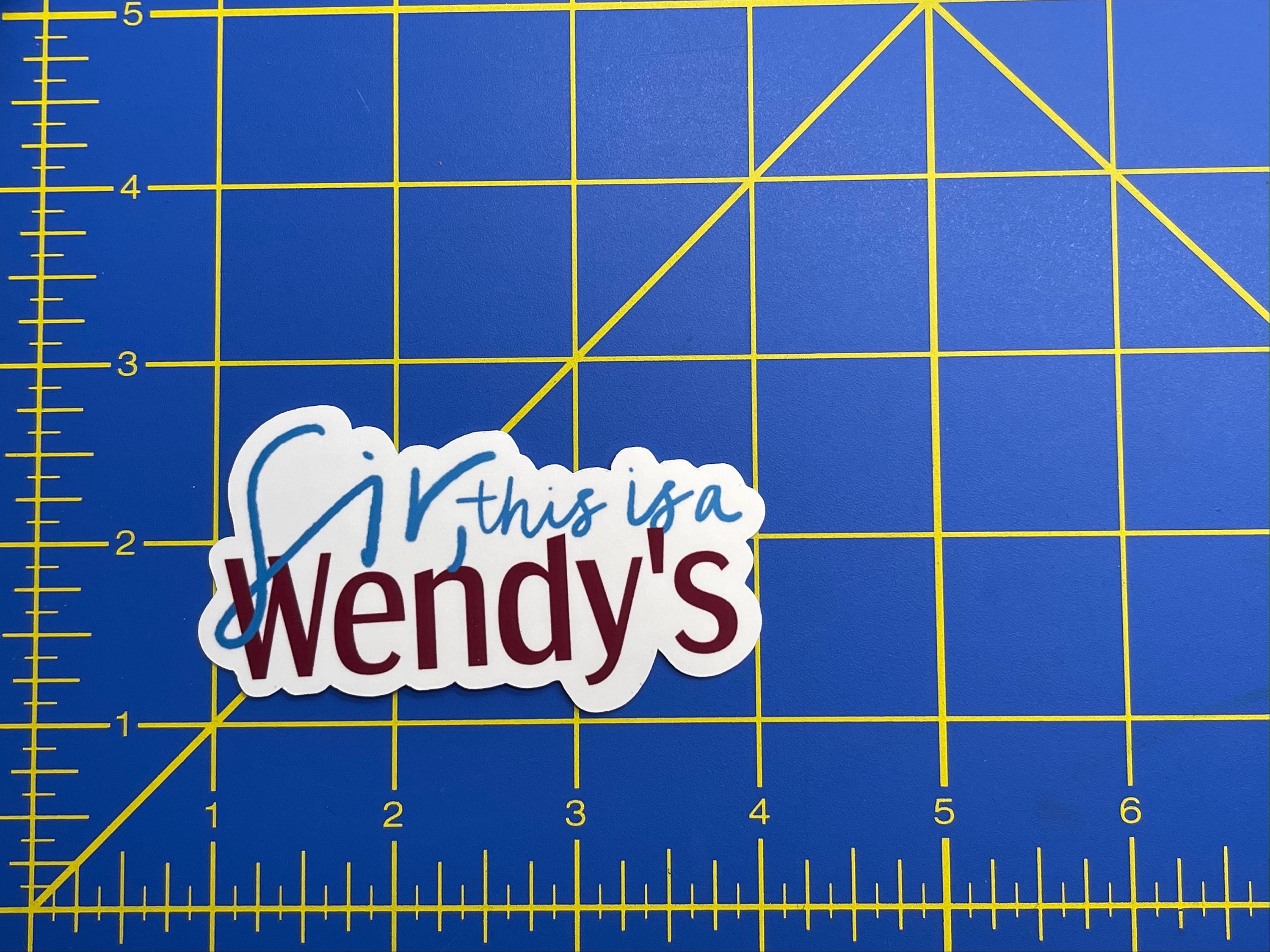 Sir this is a Wendy's sticker Tiktok sticker Tiktok | Etsy