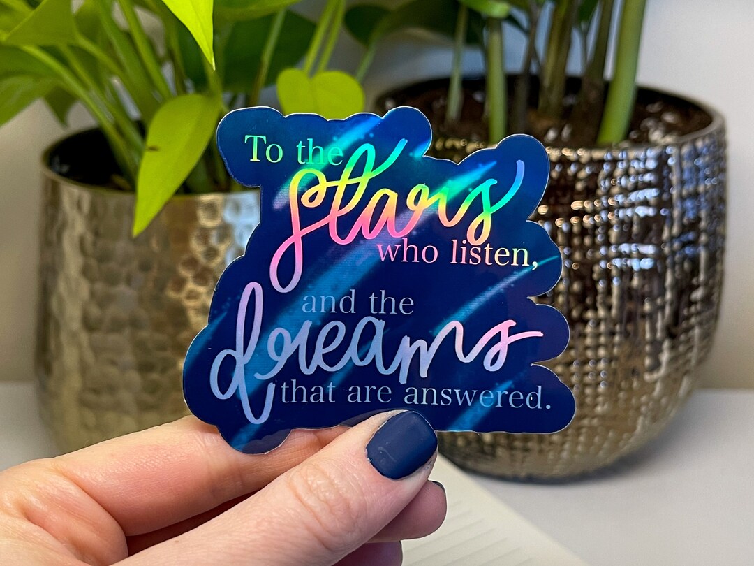 ACOMAF Rhys and Feyre Quote Sticker, Literary Gifts for Book Lovers ...