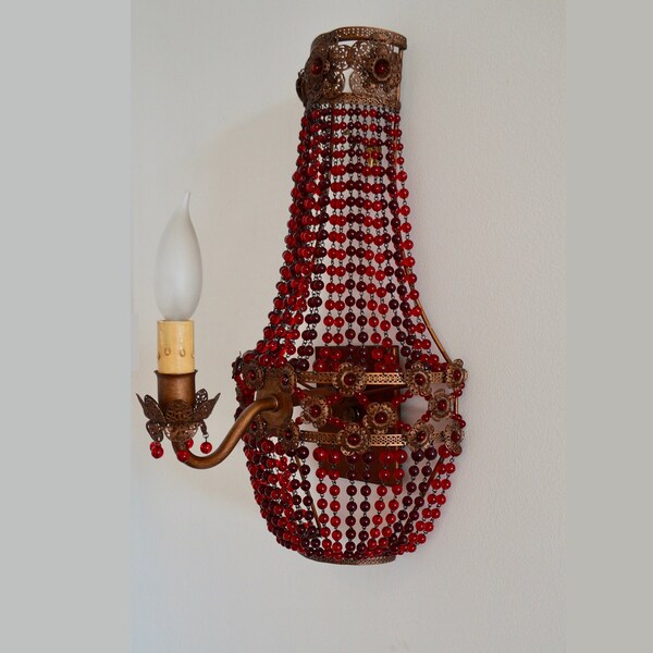 Beaded Sconces - Etsy
