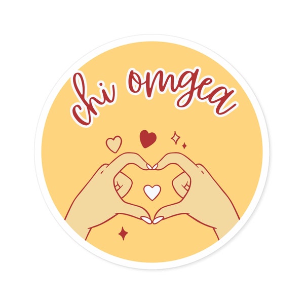 Chi Omega Stickers - Etsy