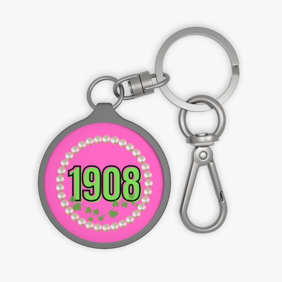 Alpha Kappa Alpha Keyring Tag Alpha Kappa Alpha Keychain - Etsy