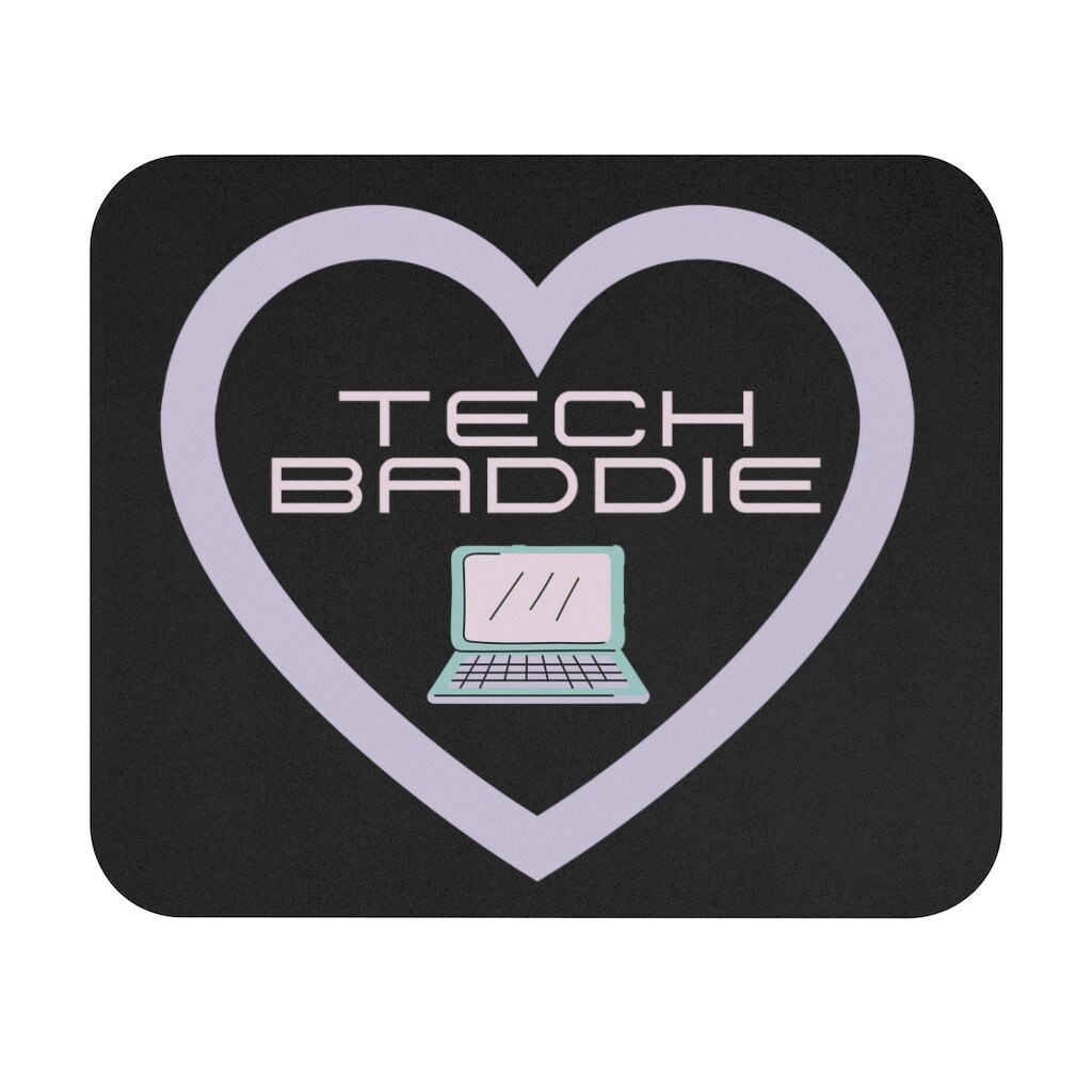 Tech Baddie Mouse Pad Women in Tech Mousepad Techie Mousepad - Etsy