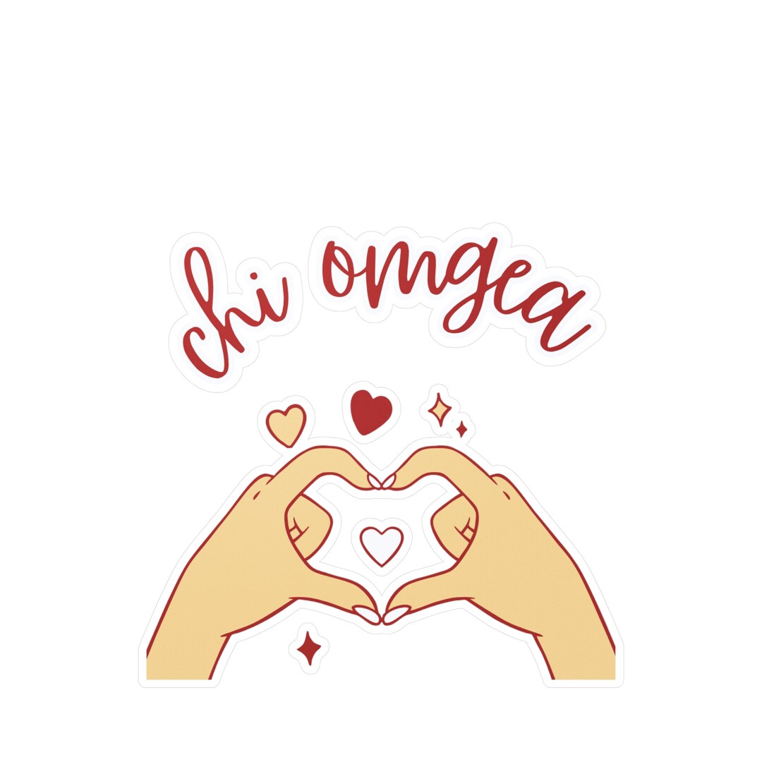 Chi Omega Kiss-cut Vinyl Decals - Etsy