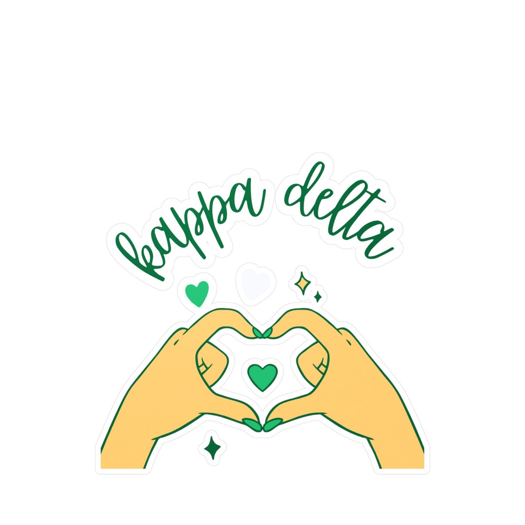 Kappa Delta Kiss-cut Vinyl Decals - Etsy