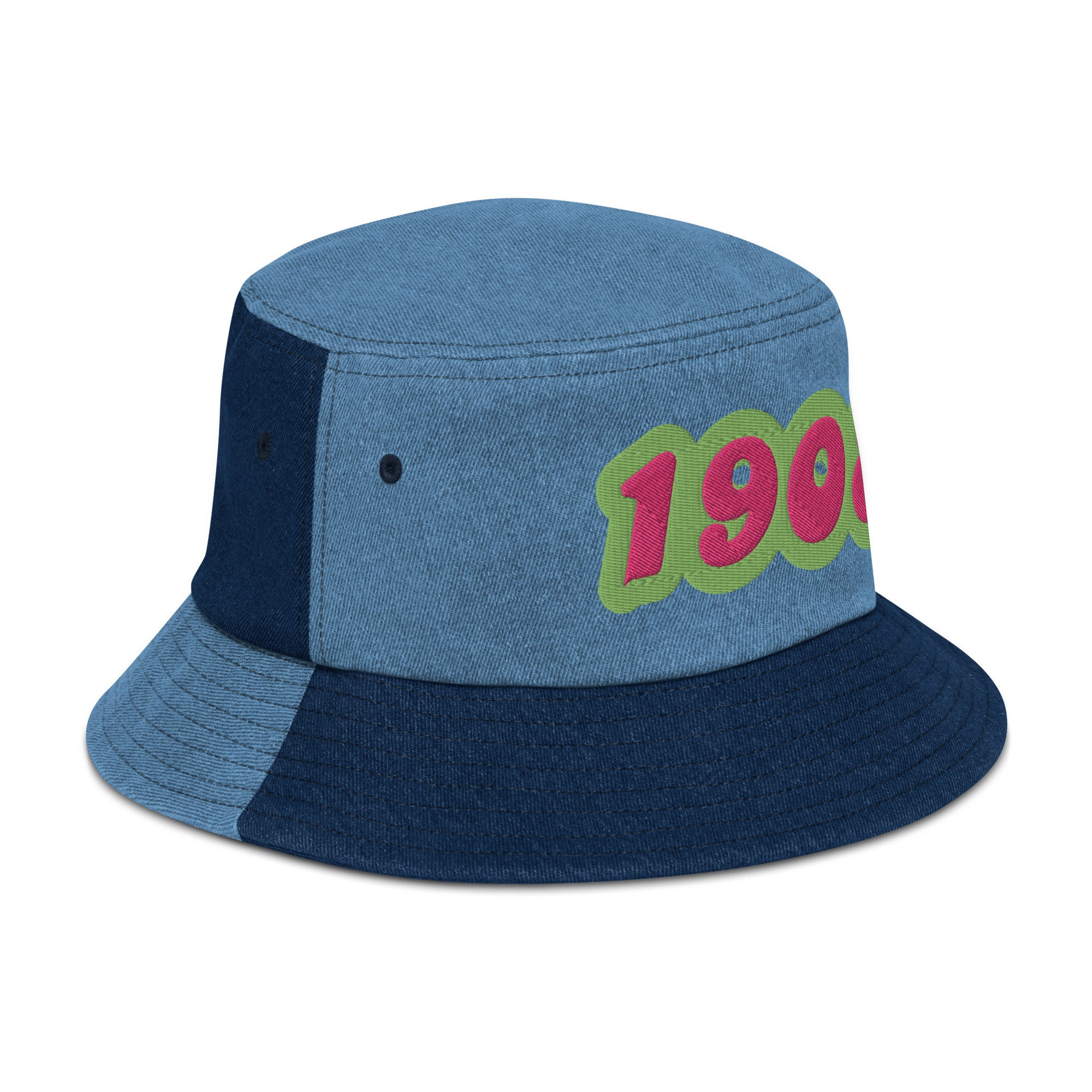 1908 Denim Bucket Hat - Etsy