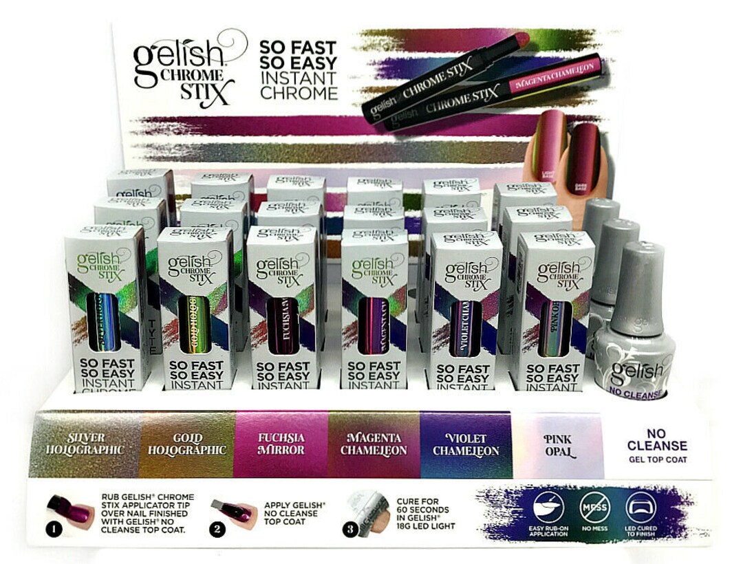 Harmony Gelish CHROME STIX All-In-One Pen Applicator Pick - Etsy.de