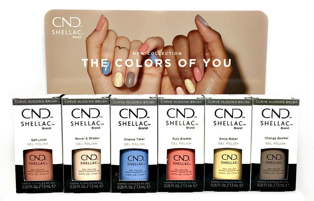 CND Shellac Gel Polish the Colors of You 2021 Collection - Etsy