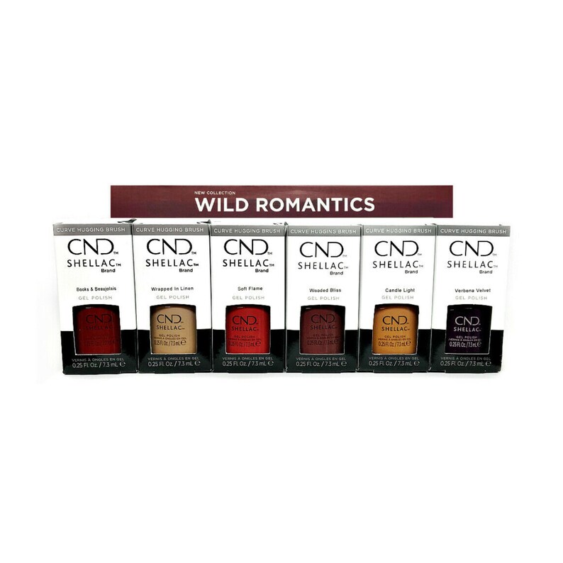 Cnd Shellac Gel Polish WILD ROMANTICS Fall 2021 Collection - Etsy