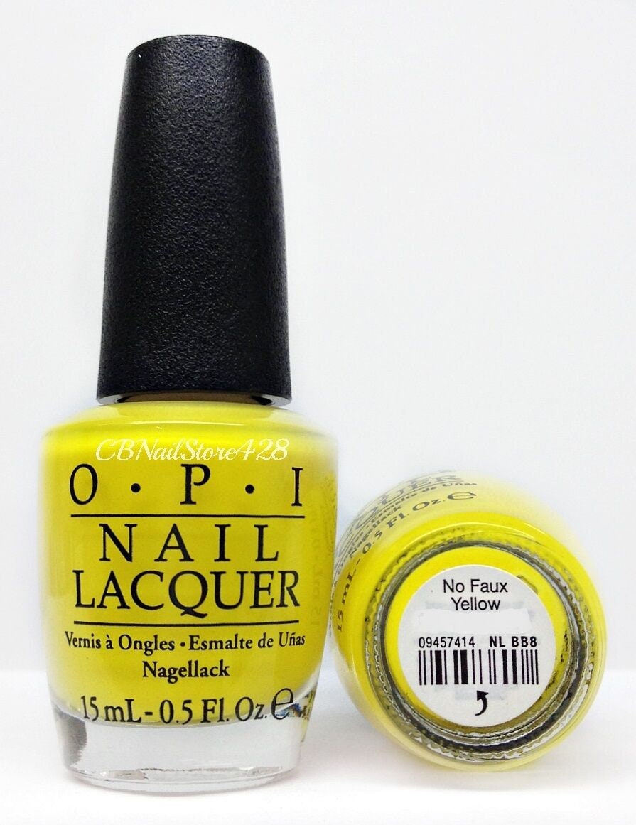 Yellow Nail Polish Opi
