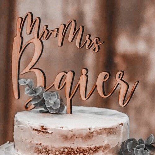 Wedding Cake Topper Farm Style Wedding Farmhouse Wedding - Etsy