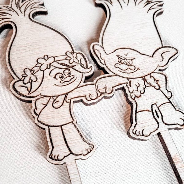 Poppy and Branch Cake Topper - Etsy