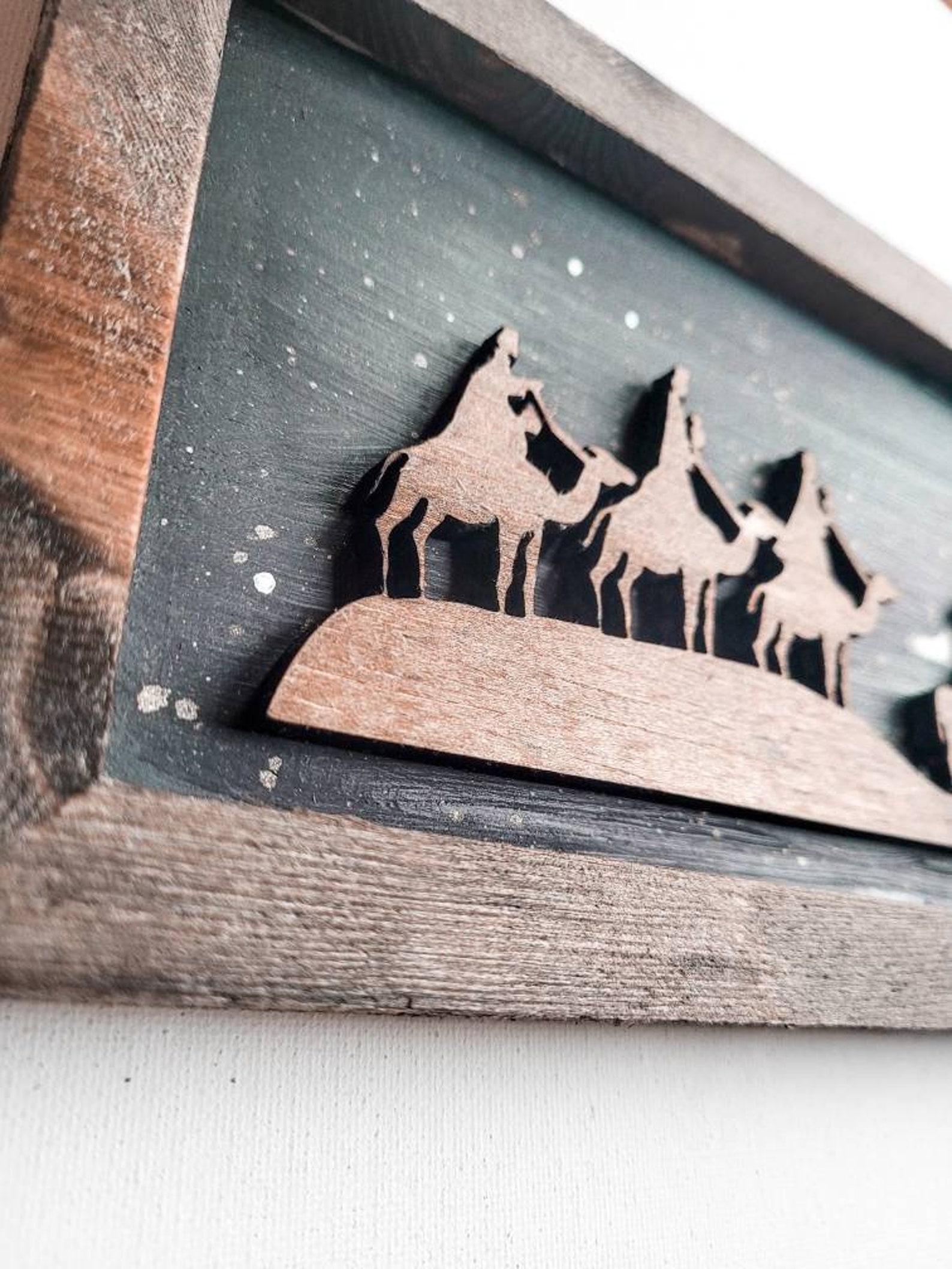 Small Wood Nativity Sign Christmas Sign Decor Christmas - Etsy