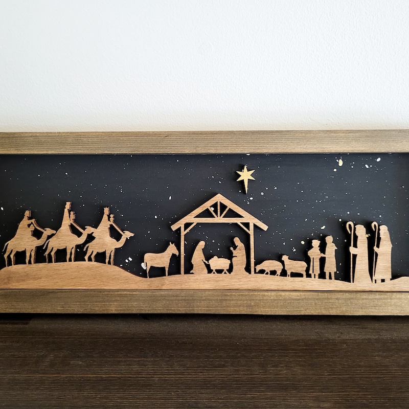 Nativity Sign - Etsy