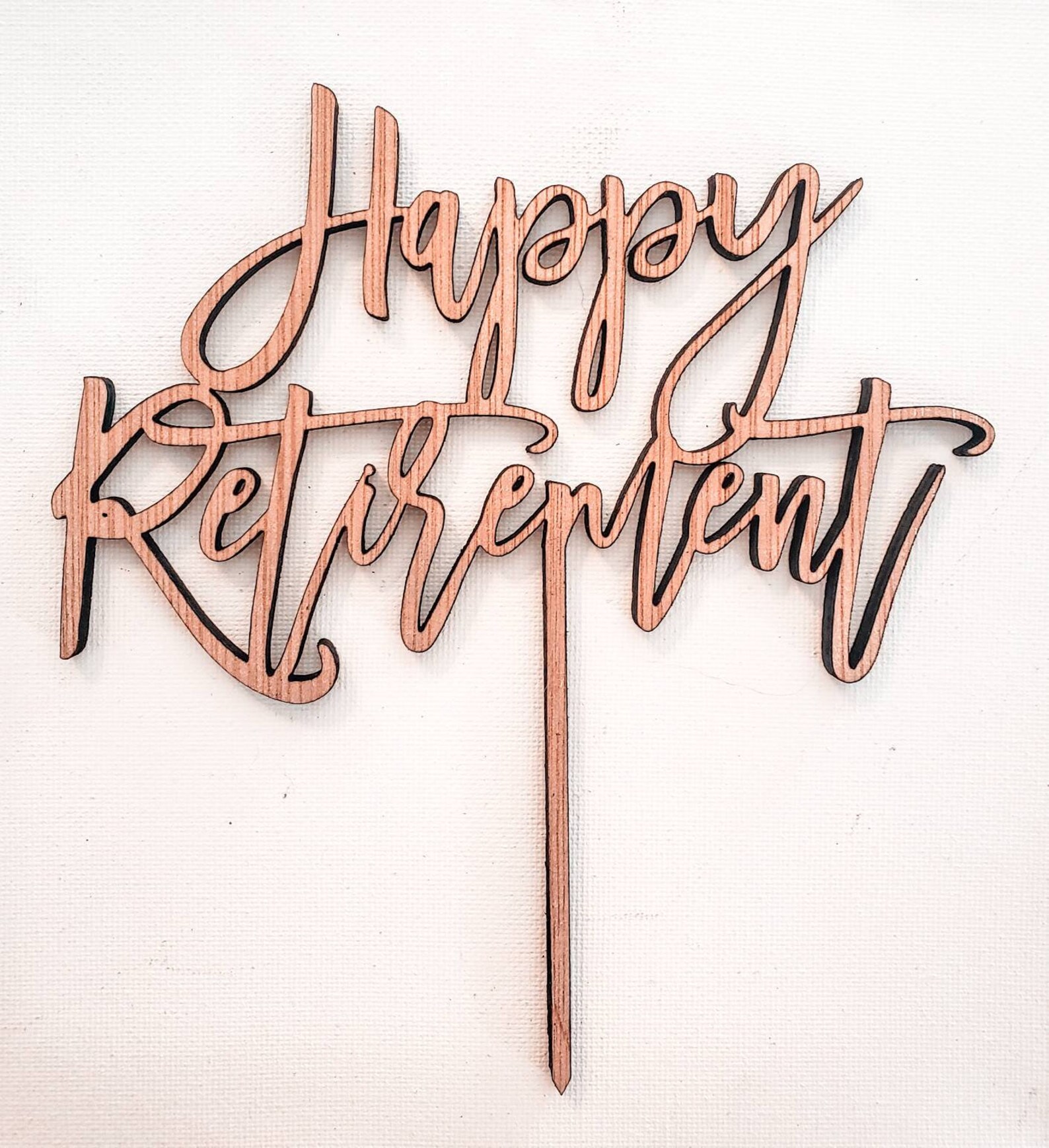 Happy Retirement Cake Topper - Etsy