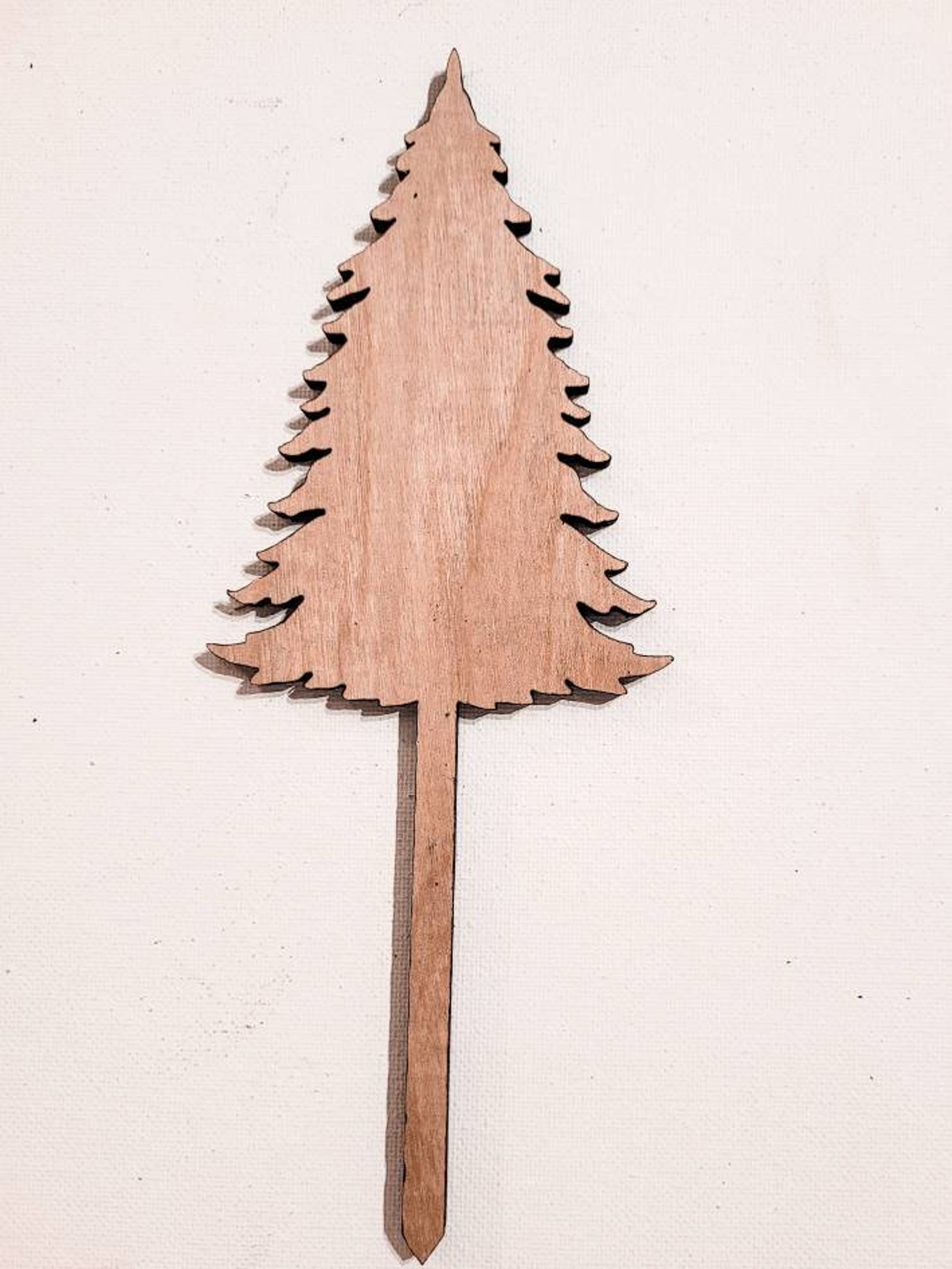 Rustic Wood Tree Cake Toppers - Etsy