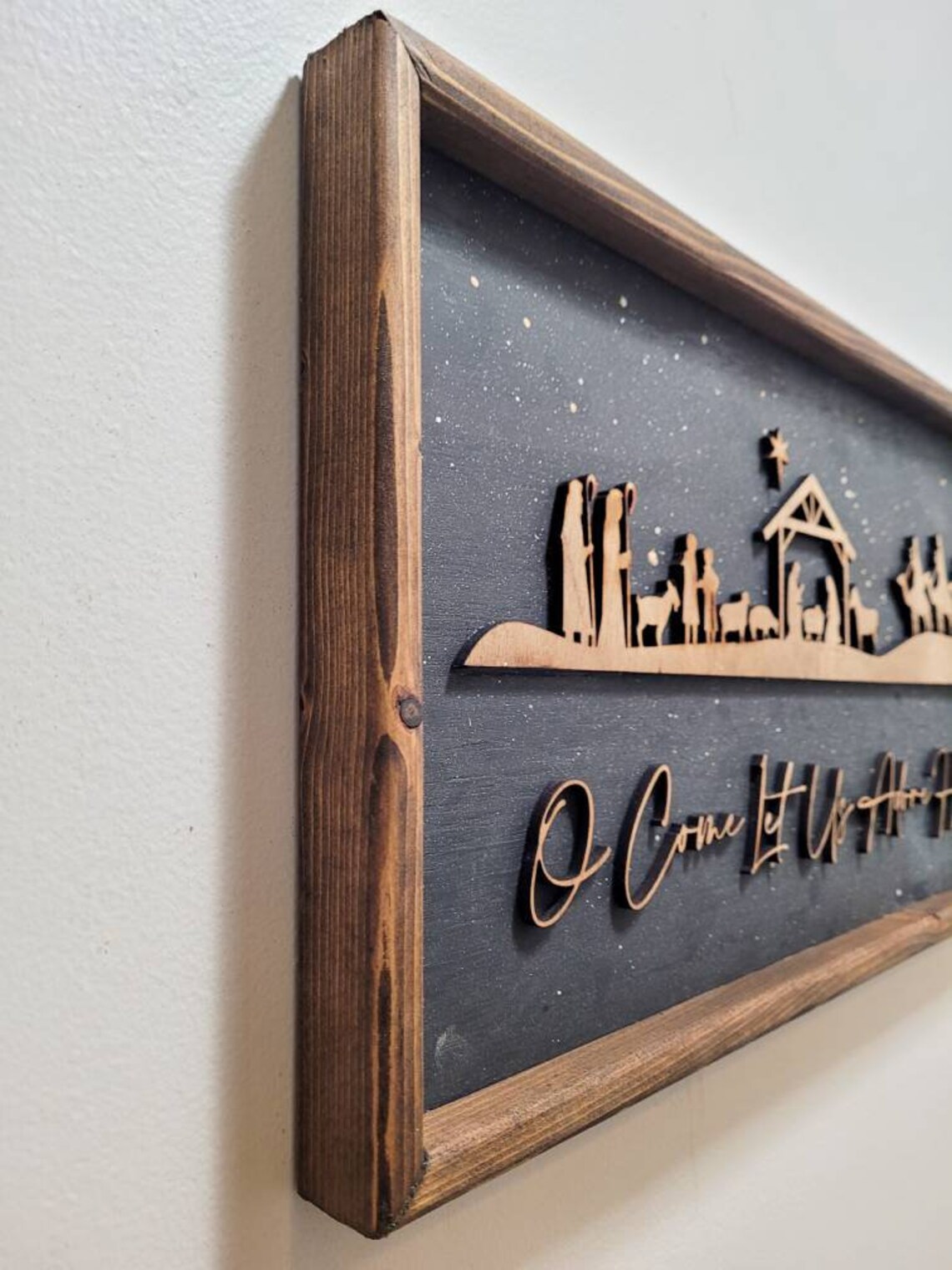 Nativity Sign Christmas Sign Decor Christmas Sign Wood | Etsy