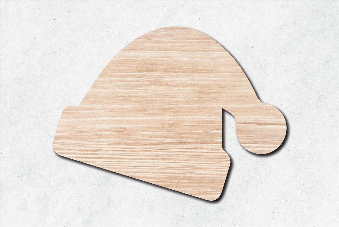 Unfinished Wooden Santa Hat for Crafts- Multiple Sizes Available - Etsy