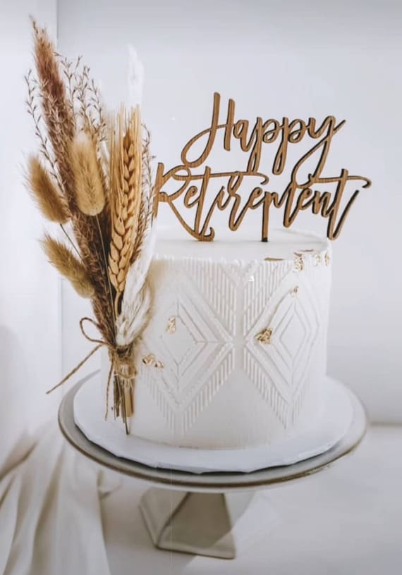 Happy Retirement Cake Designs 50+ Best Ideas For A Retirement Cake