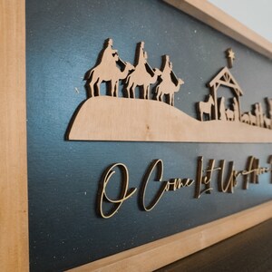 Nativity Sign | Christmas Sign Decor | Christmas Sign | Wood Sign ...