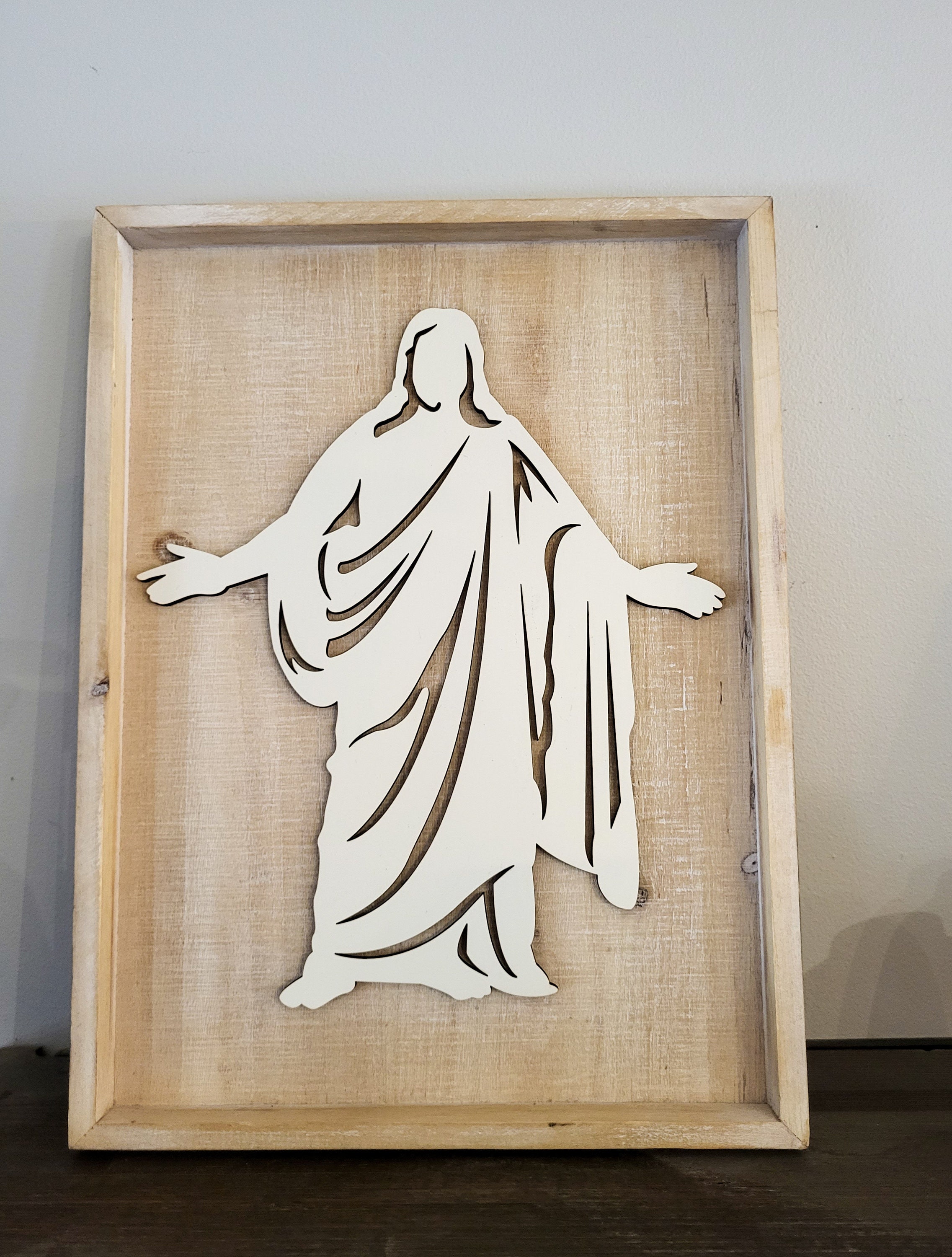 Rustic Wood Christus Sign | Easter Sign | Jesus Christ Wall Decor ...