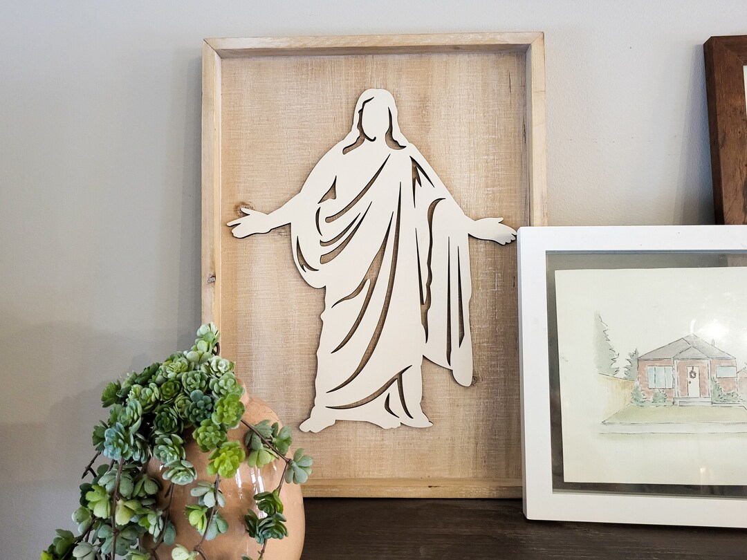 Rustic Wood Christus Sign | Easter Sign | Jesus Christ Wall Decor ...