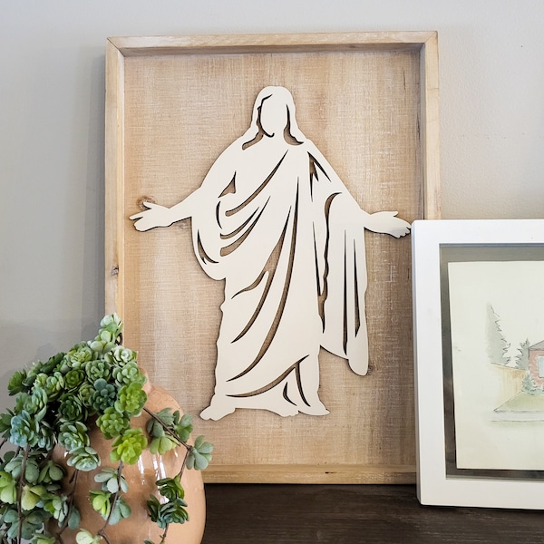 Wood Jesus - Etsy