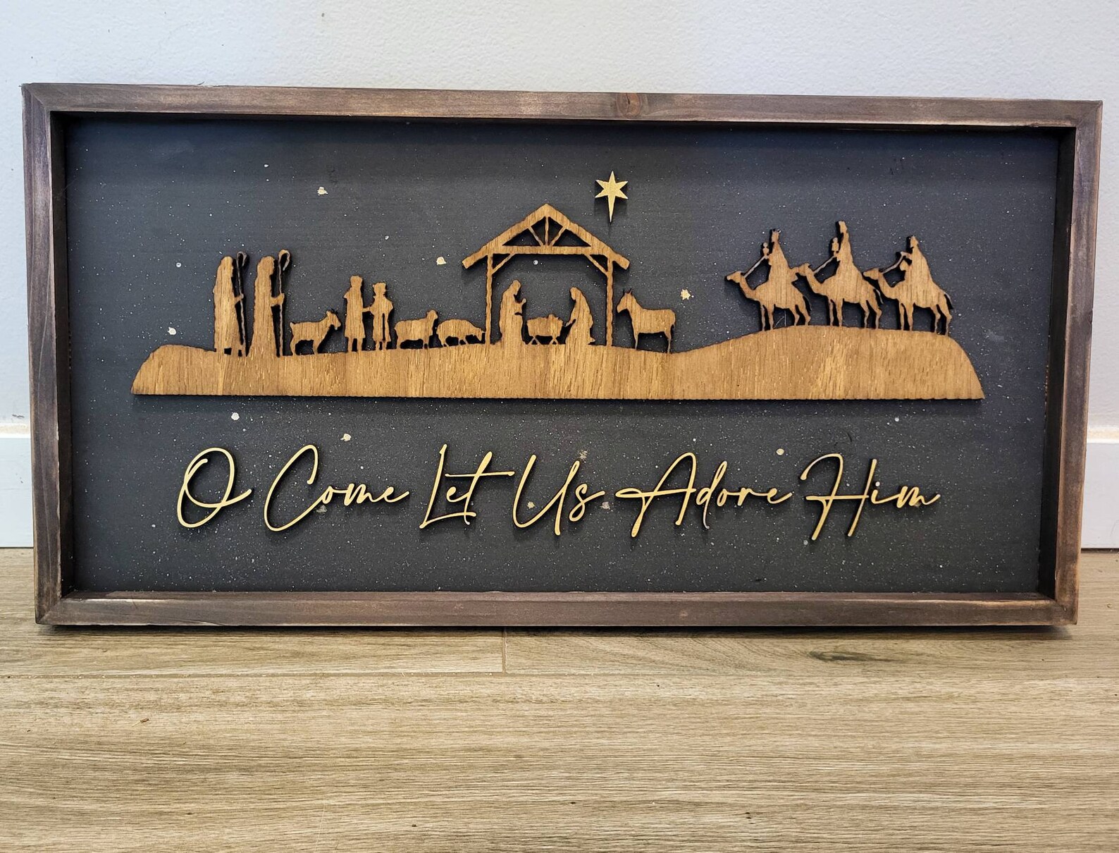 Nativity Sign Christmas Sign Decor Christmas Sign Wood - Etsy