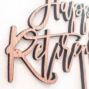 Happy Retirement Cake Topper - Etsy