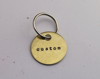 Brass Keychain | Etsy