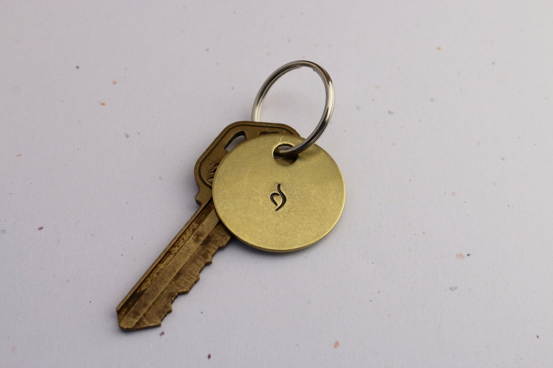 ED Recovery Symbol - Hand Stamped - 1 Inch - Brass Tag Keychain - Etsy
