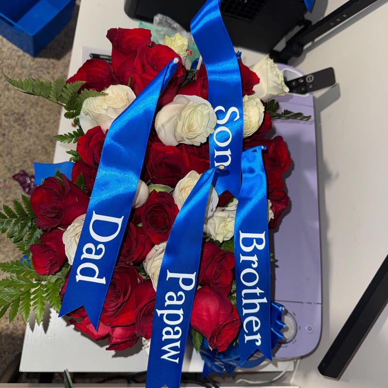 Funeral Sash Template - Etsy