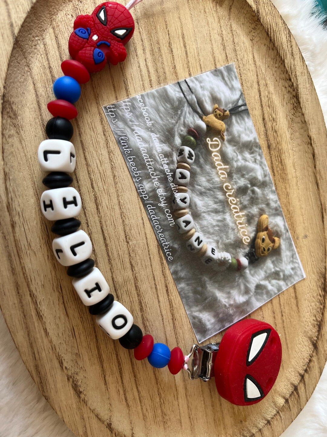 Personalized Spiderman Pacifier Clip - Etsy