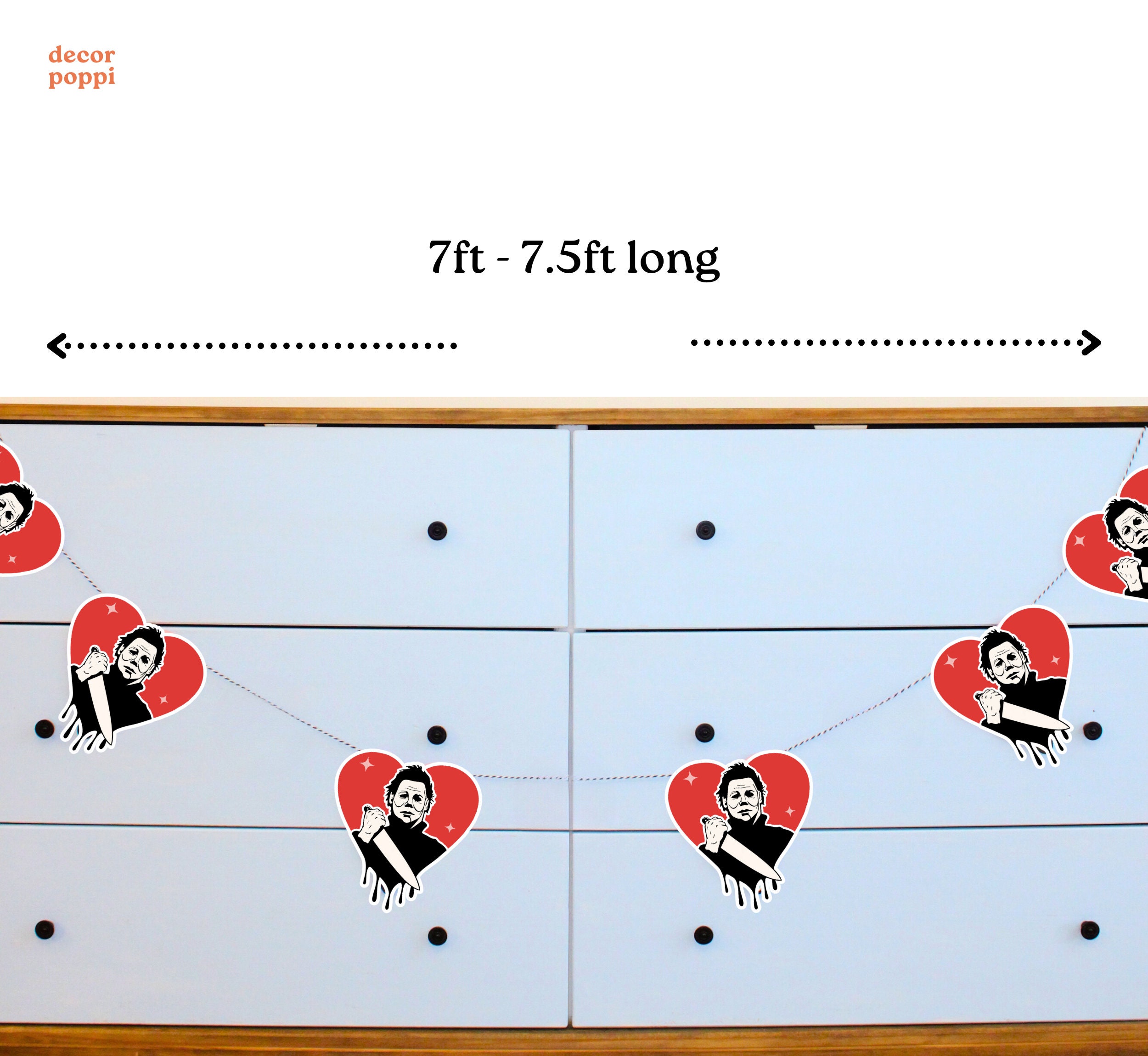 Michael Myers Halloween Banner, Horror Garland, Halloween Party ...